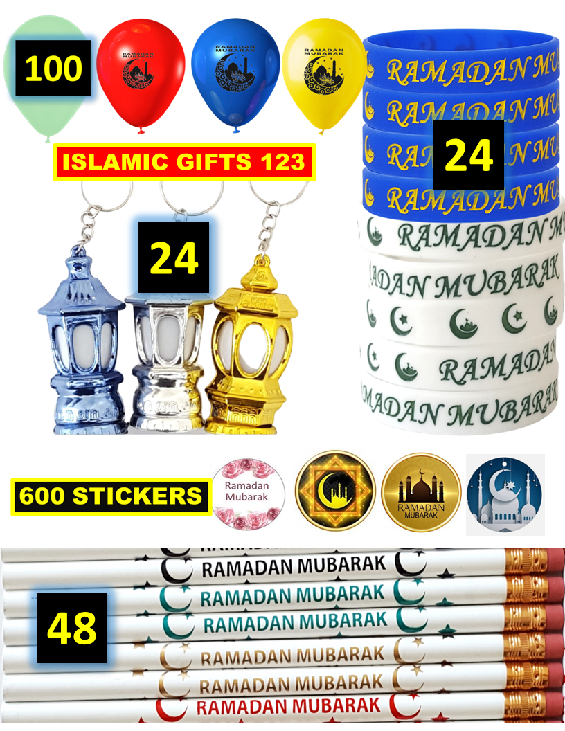 Ramadan Favors Super Pack 197 PCS - Islamic Gift 123
